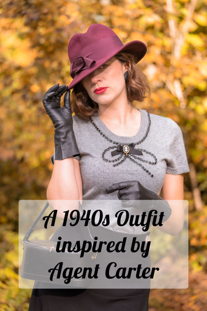 A Look inspired by Agent Carter with the 1940s Swing Skirt by Pretty ...