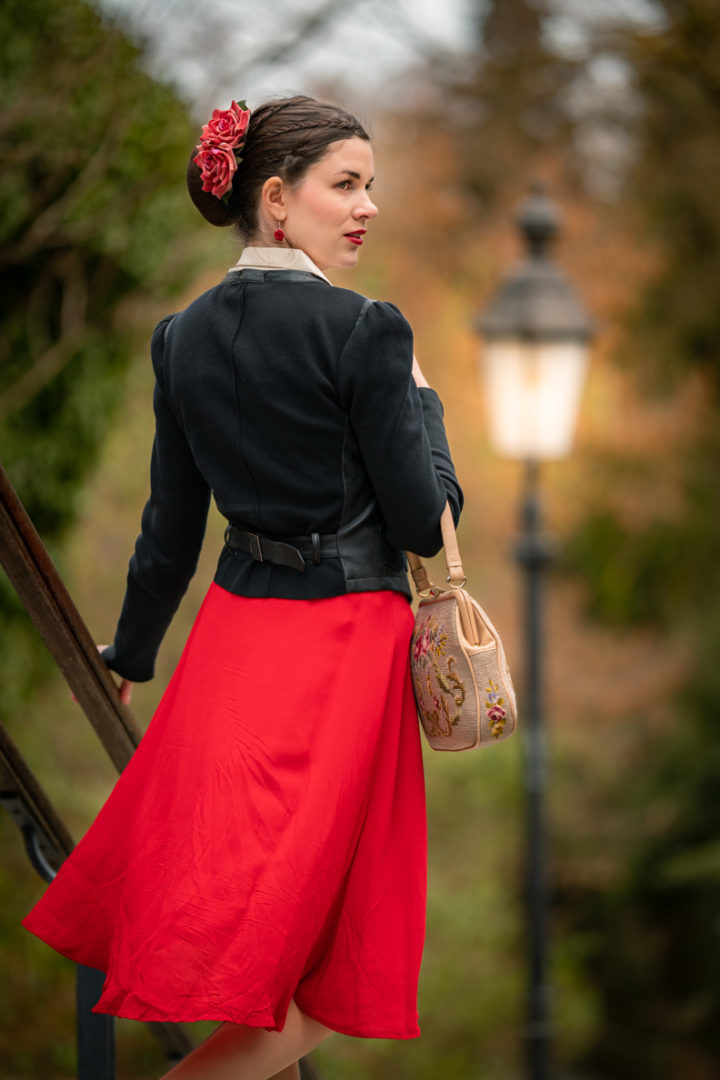 40s-Outfit mit der Florance Blouse von The Seamstress of Bloomsbury