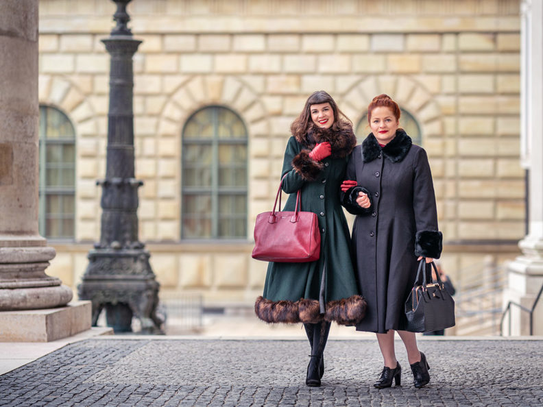 Warm and elegant vintage inspired Winter Clothing + Shopping Tips