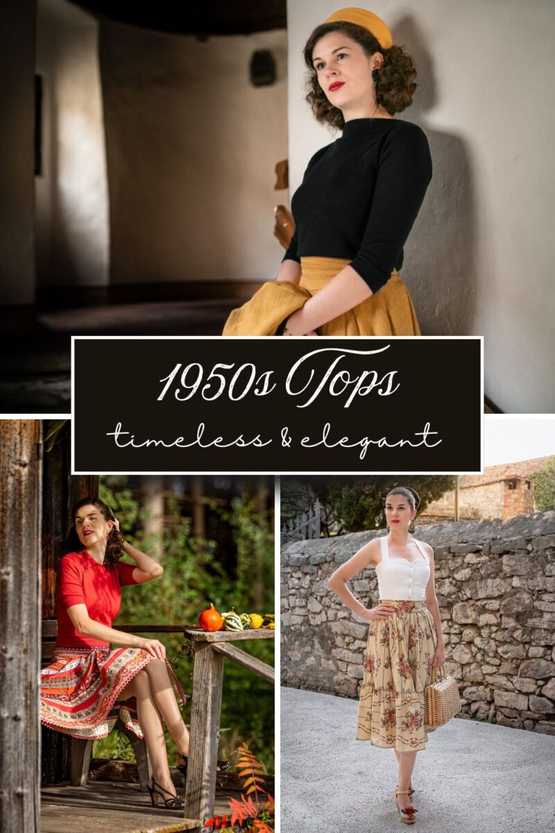Timeless 1950s Tops: Retro Style Blouses, Knitwear & More